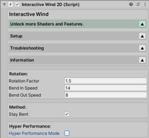Interactive Wind 2D – Unity Assets